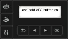 How to Connect the Printer to a Wireless LAN via the WPS Push Button ...