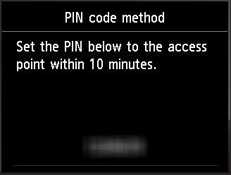 Connecting Your Printer to a Wireless LAN (WPS PIN Code) - MB2120