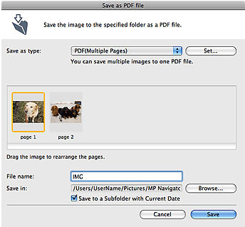 Scan using MP Navigator EX - MP490 (Mac OS X)