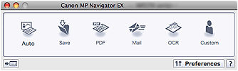 Scan using MP Navigator EX - MP280 / MP495 / MP499 (Mac OS X)