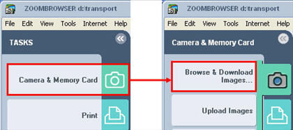 How to import images using ZoomBrowser EX 4.x
