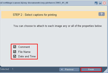 How to include comments, file names, and dates when printing with ...