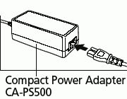 Using the AC adapter for the PowerShot S110, S200, S230, S300, S330 ...