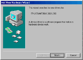 Installing the Printer Driver for Win 98/Me Plug and Play