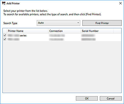 Professional Print & Layout - Add Printer Dialog Box (Windows)