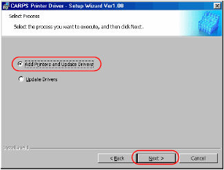 Installing the Printer Driver without a USB Connection-Win 2K/XP-IC ...