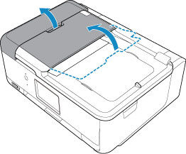 Support Code 2801 Appears (Document Jammed in the ADF) - TR8620