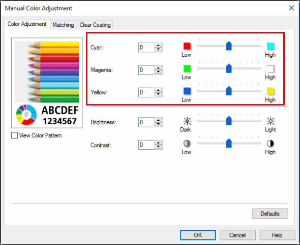 Adjusting Color Balance (Windows) - PRO-300