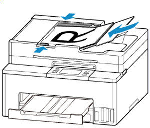 Load Documents in the ADF (Auto Document Feeder) - GX2020