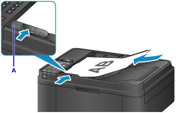 Loading Documents in the ADF (Auto Document Feeder) - PIXMA MX490 / MX492