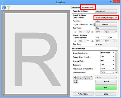 Scanning Multiple Documents from the ADF (Auto Document Feeder) in ...