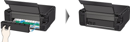 Support Code 1303 Appears (Paper is Jammed When Feeding Paper from Cassette) - TS8020