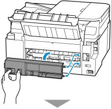 Paper is Jammed in the Rear Side of the Printer - G7020