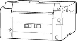 Remove Jammed Paper from the Rear Side of the Printer - GX5020