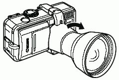 Procedure for using add on lenses PowerShot A510, A520, and A540