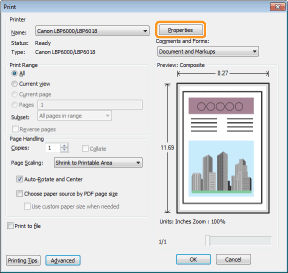 Specify [Paper Type] properly - imageCLASS LPB6000