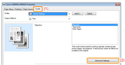 Adjust [Toner Density] in the printer driver to a lighter setting (LBP6000)