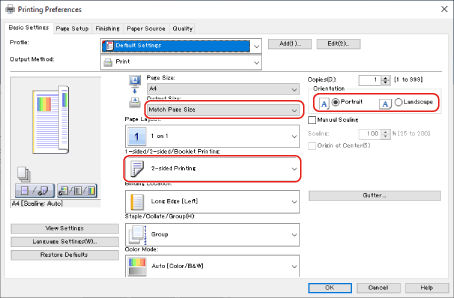Printing on Preprinted Paper with a Logo - imageCLASS LBP674Cdw