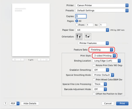 Printing on Preprinted Paper with a Logo - imageCLASS LBP674Cdw