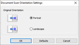 Setting the File Format and Original Orientation for Scanning (MF Scan Utility) - imageCLASS ...
