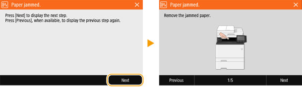 The Operation Panel and the Display