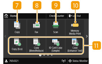 The Operation Panel and the Display