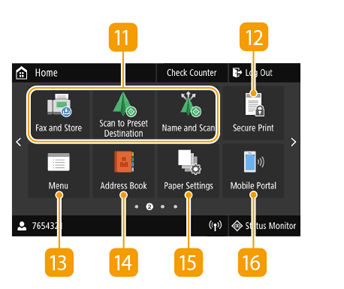 The Operation Panel and the Display