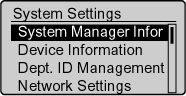 Setting the System Manager Information (MF8050/MF8350)