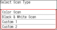 Setting the File Format and Original Orientation for Scanning (MF Scan Utility) - imageCLASS ...