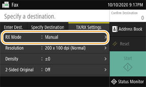 Cannot Receive Faxes - imageCLASS MF449dw, MF543dw, MF644Cdwm MF743Cdw ...
