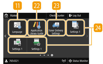 The Operation Panel and the Display