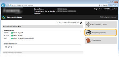 Configuring E-Mail/I-Fax Communication Settings (MF400 series)