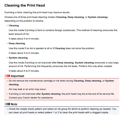 Printing the Nozzle Check Pattern - imagePROGRAF TX Series
