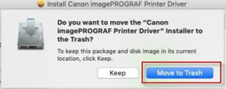 How to configure an imagePROGRAF iPF670E connected to a Mac