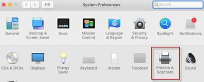 How to configure an imagePROGRAF iPF670E connected to a Mac