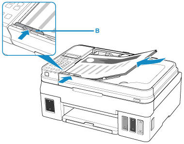 Sending a Fax Using the ADF (Automatic Document Feeder) - G4210