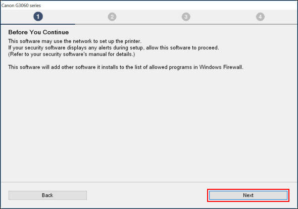 PIXMA G3260 USB Setup - Windows