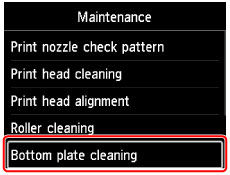 Executing a Bottom Plate Cleaning - imagePROGRAF PRO-1000