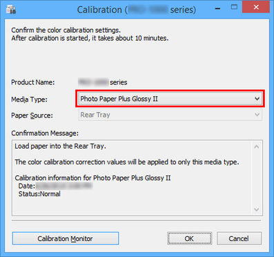 Performing Color Calibration from Quick Utility Toolbox (Windows)