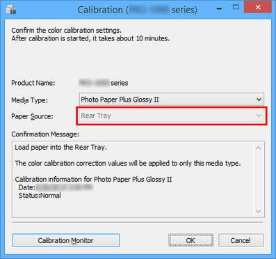 Performing Color Calibration from Quick Utility Toolbox (Windows)