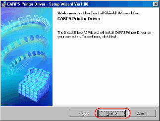 Installing the Printer Driver without a USB Connection-Win 2K/XP-IC ...