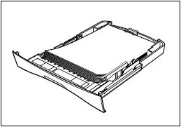Loading paper in the cassette tray