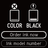 Check the Ink Status on the LCD Screen - PIXMA TR150