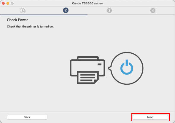 PIXMA TS3500 Series Wireless Setup Using a USB Cable - macOS