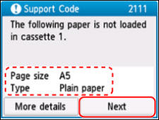 Support Code 2111 Appears - GX5520X