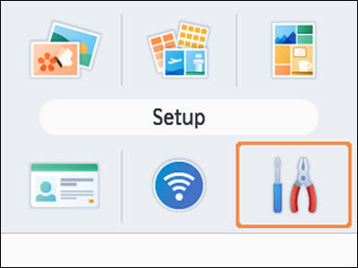 Printer Setup Menu - CP1500