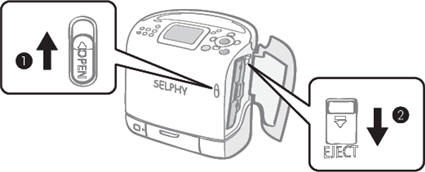 Clean the inside of the compact photo printer (SELPHY ES1 / ES2)