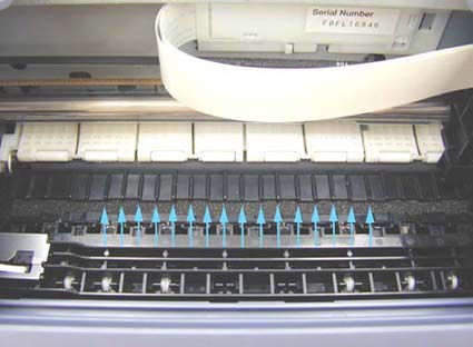 Clean inside the printer i550 / i850