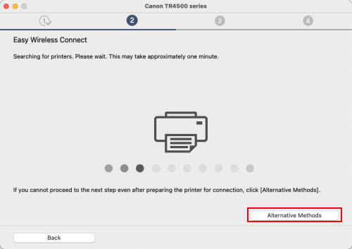 PIXMA TR4520 / TR4522 Wireless Setup via USB Cable - Mac