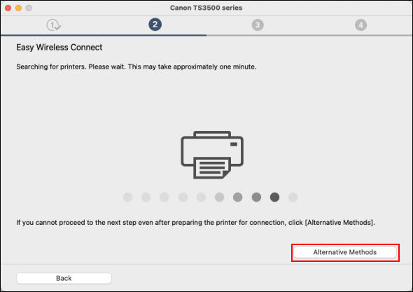PIXMA TS3500 Series Wireless Setup Using a USB Cable - macOS